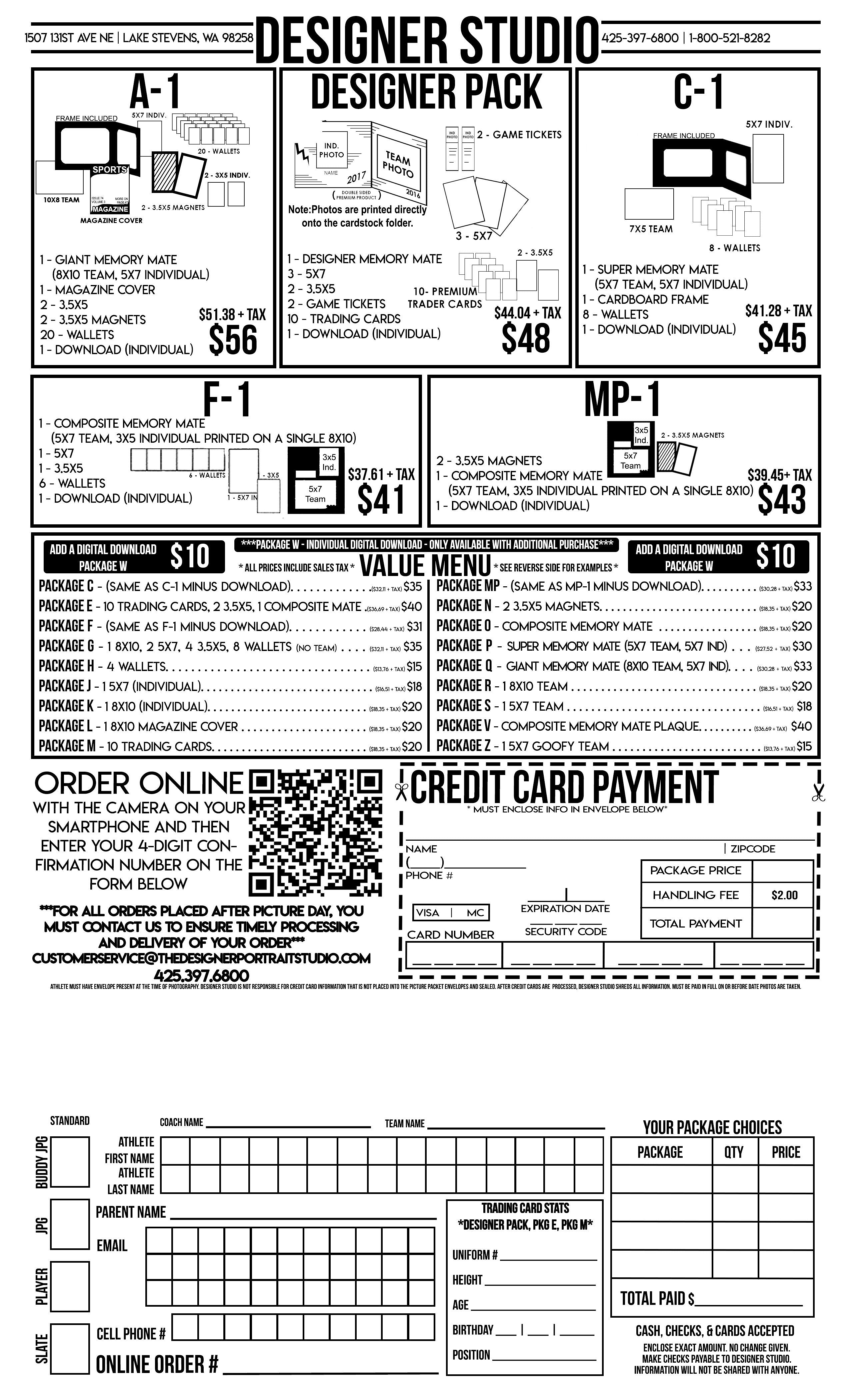 Standard Package – DESIGNER PORTRAIT STUDIO